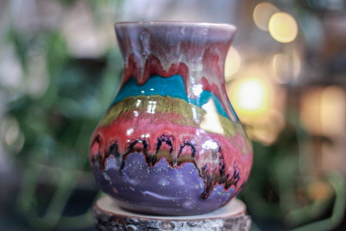 04-C Rainbow Grotto Flared Mug, 25 oz. – Sublime Pottery