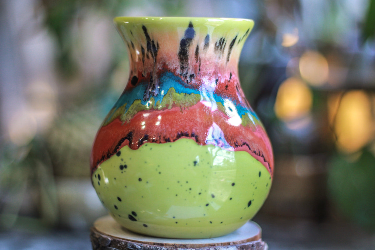 06-B Rainbow Grotto Flared Mug, 24 oz. – Sublime Pottery