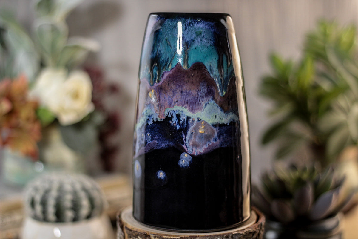 47-A Cosmic Grotto Vase - ODDBALL, 22 oz. - 15% off – Sublime Pottery